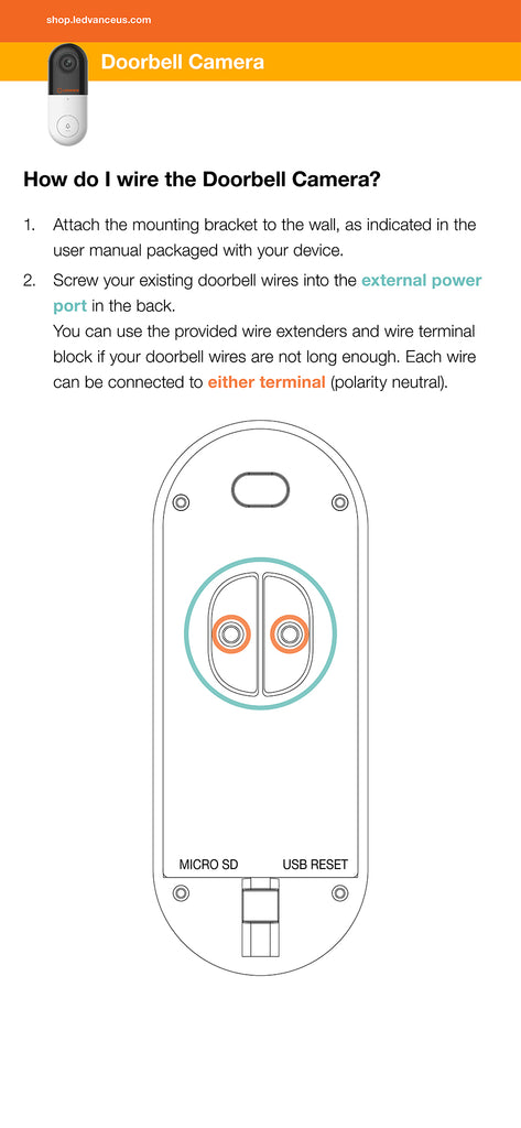 Doorbell Camera: How do I wire the Doorbell Camera?