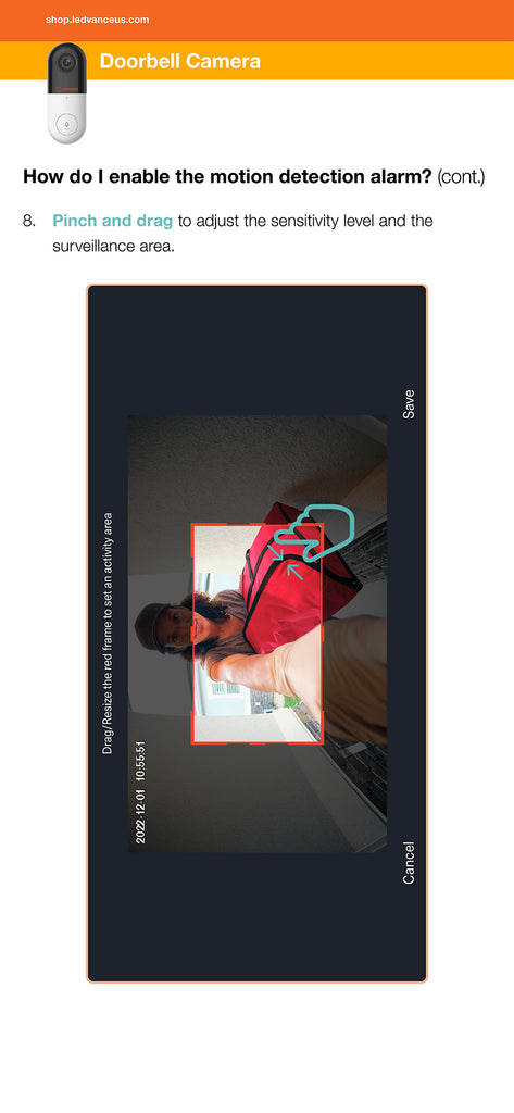 Doorbell Camera How Do I Enable The Motion Detection Alarm