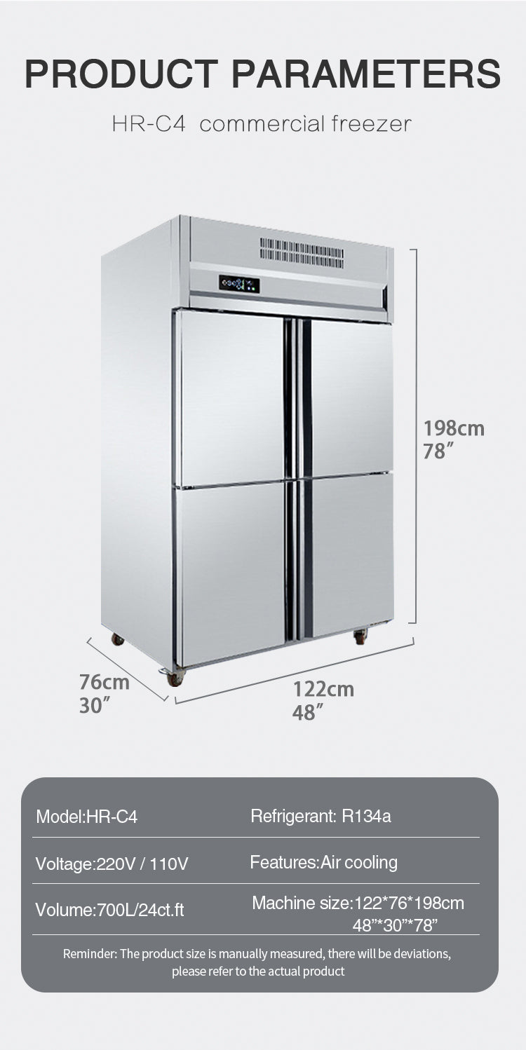 Four-door commercial freezer – CECLE Machine