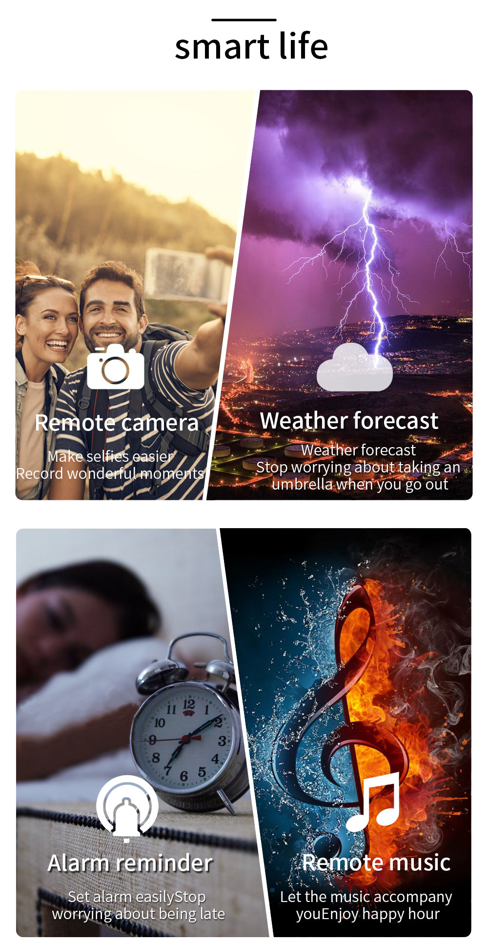 MorePro H56 Smartwatch with Blood Pressure Monitoring + Sport Modes