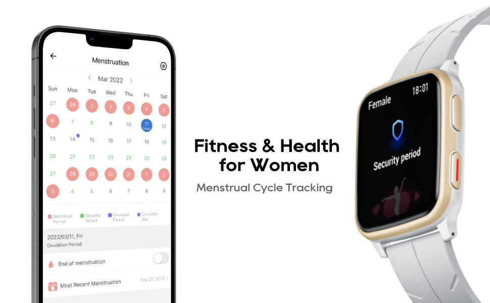 MorePro H56 Smartwatch with Blood Pressure Monitoring + Sport Modes