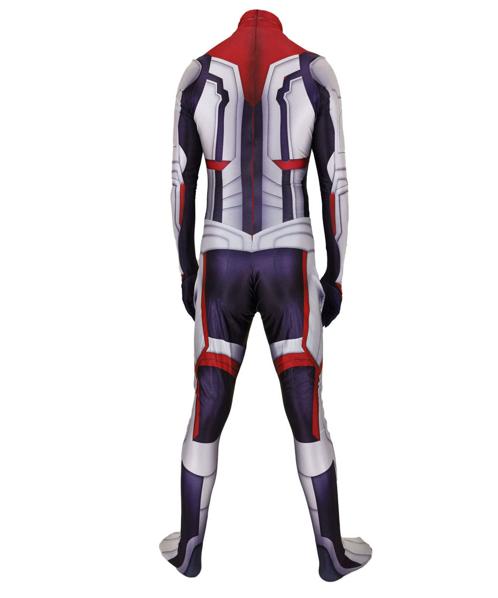 Avengers 4 Endgame Quantum Realm Cosplay Jumpsuits Costume Superhero