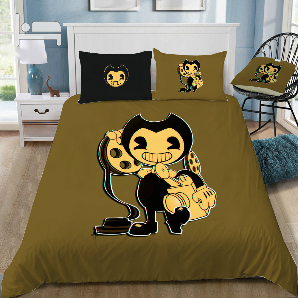 Bendy And The Ink Machine #4 Bedding Set Duvet Cover Set Pillow Cover ...
