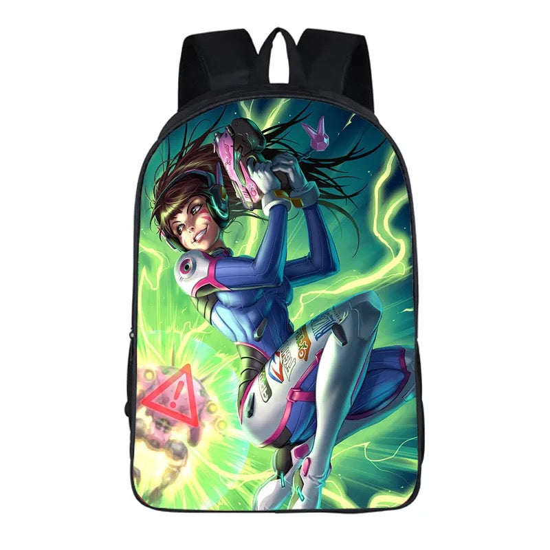 Game Overwatch DVA #3 Backpack School Sports Bag - GetLoveMall cheap ...