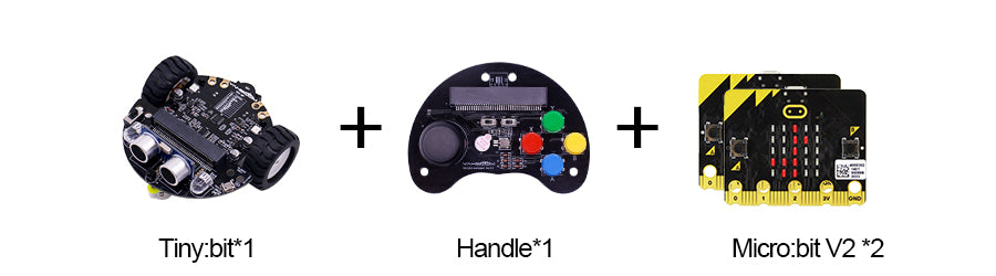 Yahboom micro:bit robot car kit support MakeCode Python Programming