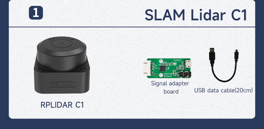 Slamtec RPLIDAR Lidar C1 A1 A2 A3 S1 S2 S2L Mapper M2 support ROS ROS2
