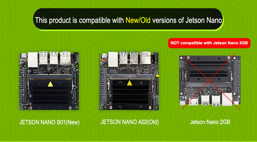 NVIDIA Jetson Nano 5V 4A DC power adapter compatible with 4GB(A02/B01)