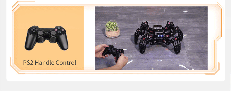 Hexapod Spiderbot Secondary Development Kit For Arduino Programmable Spider Bionic Robot Color 