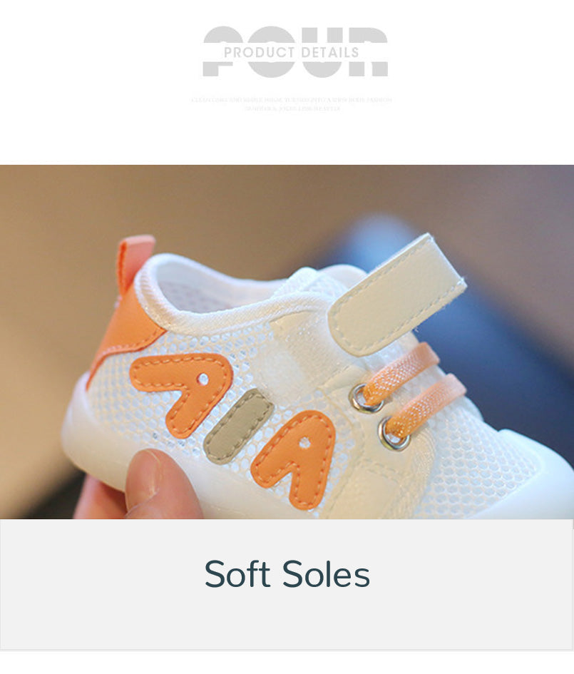 Aia Mesh Soft-Sole First Walker Shoes – Alex + Nova
