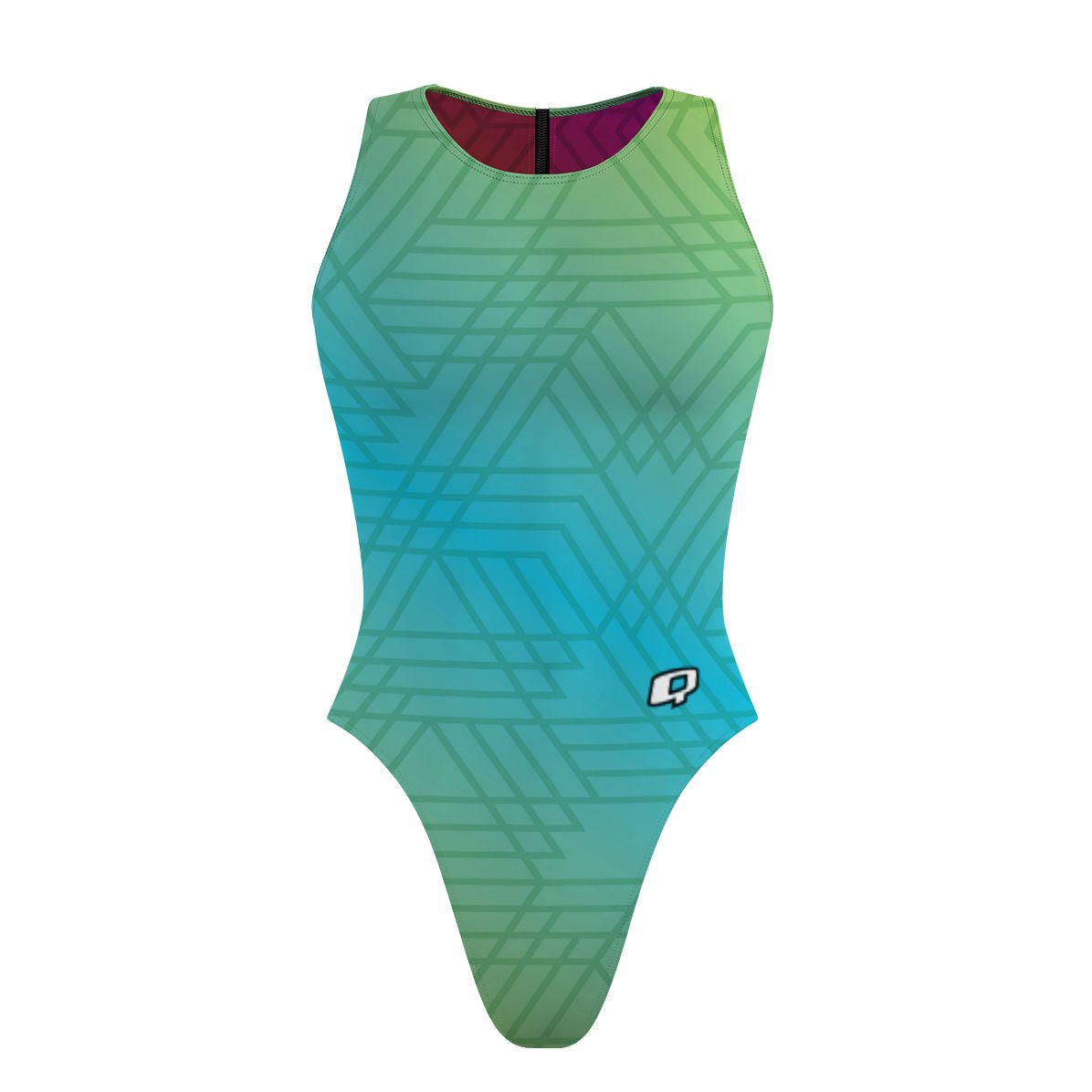 Solar Flare/Solar - Women Waterpolo Reversible Swimsuit Cheeky Cut ...