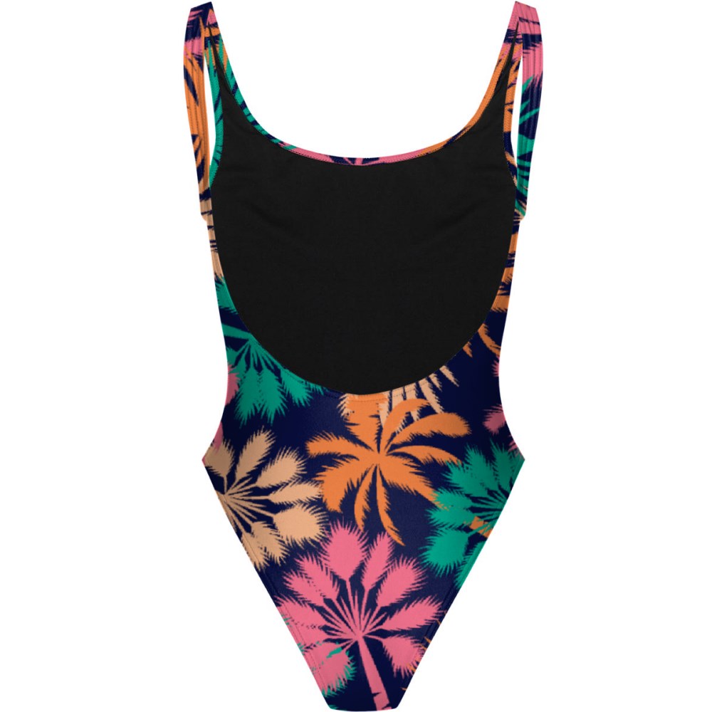 Blue Palms - High Hip One Piece Swimsuit : High Hip One Piece ...