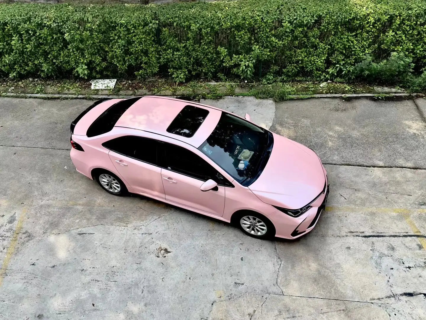 Toyota Light Pink Matte Car Wrap – carlawrap Toyota Light Pink Matte Car Wrap – carlawrap
