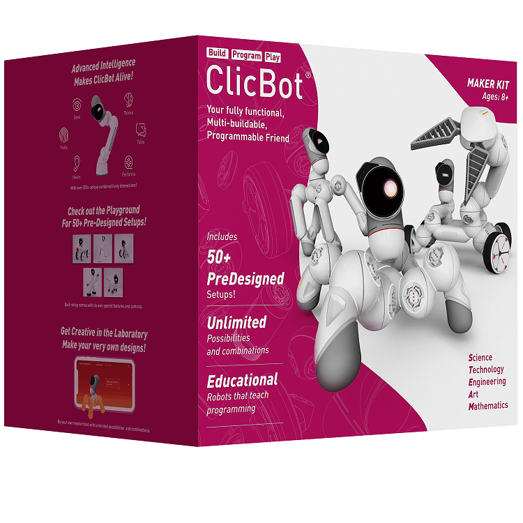 ClicBot: Coding Fun Robot for STEAM Learning