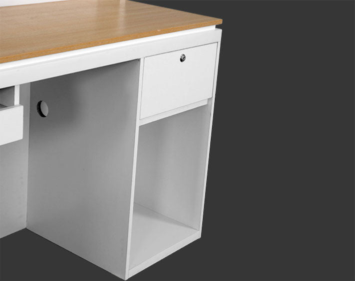 Geometric Reception Desk White Wooden Reception Desk Creative Design W ...