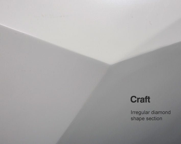 Geometric Reception Desk White Wooden Reception Desk Creative Design W ...