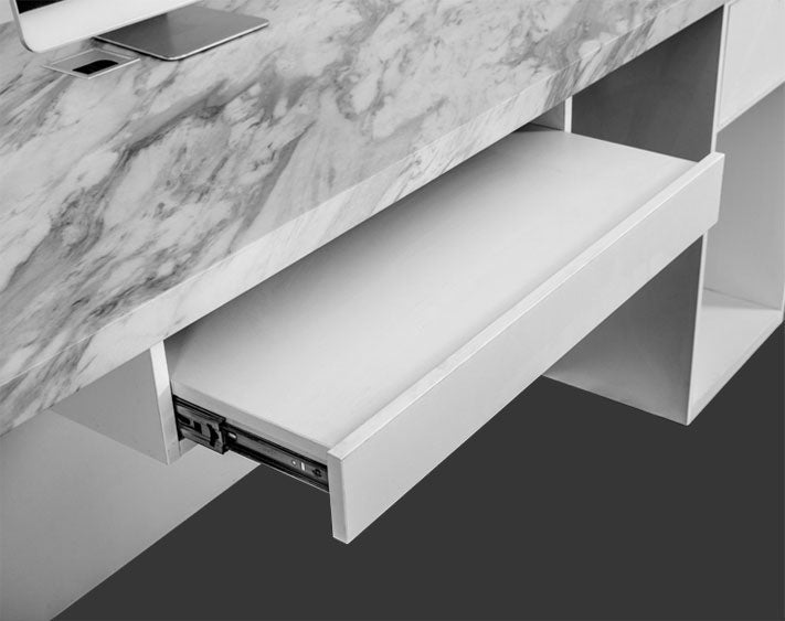 Marble Reception Desk Large Reception Desk for sale Minimalism Front D ...