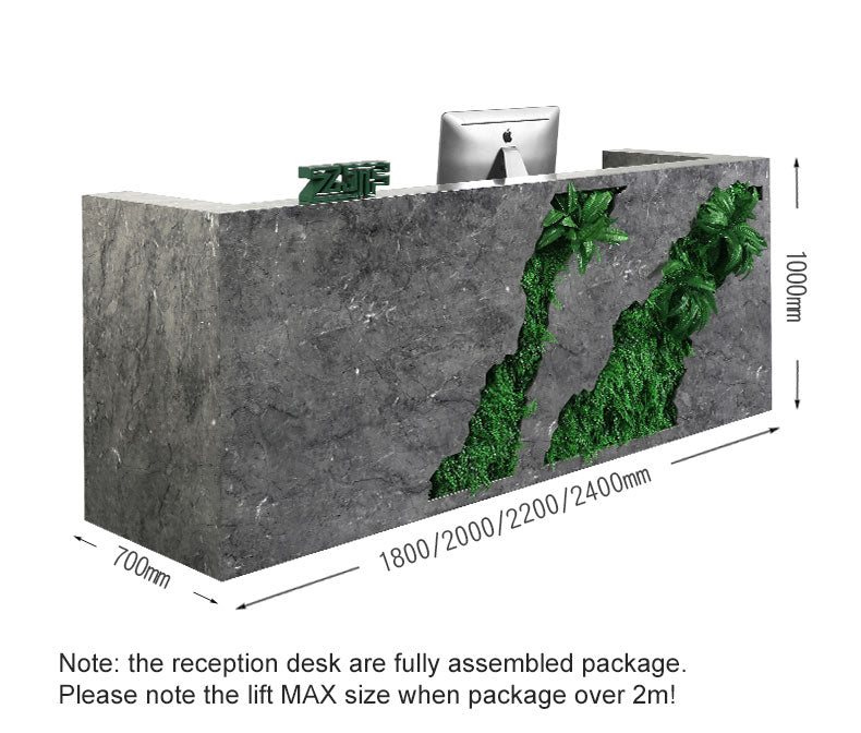 Modern Nature Marble Retail Reception Counter Design Clothing Store Re ...