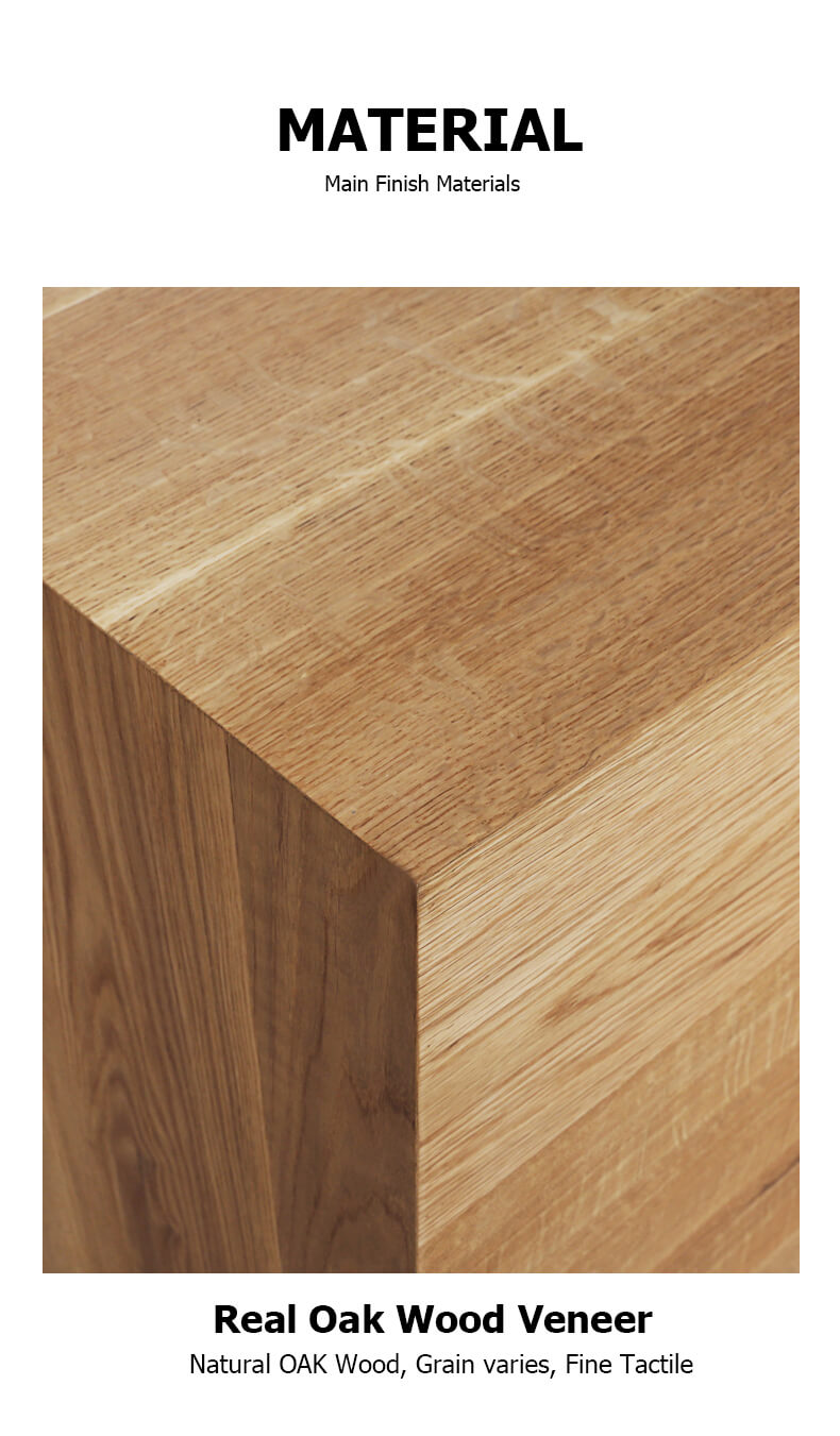 Wooden modern simple reception counter — M2 Retail