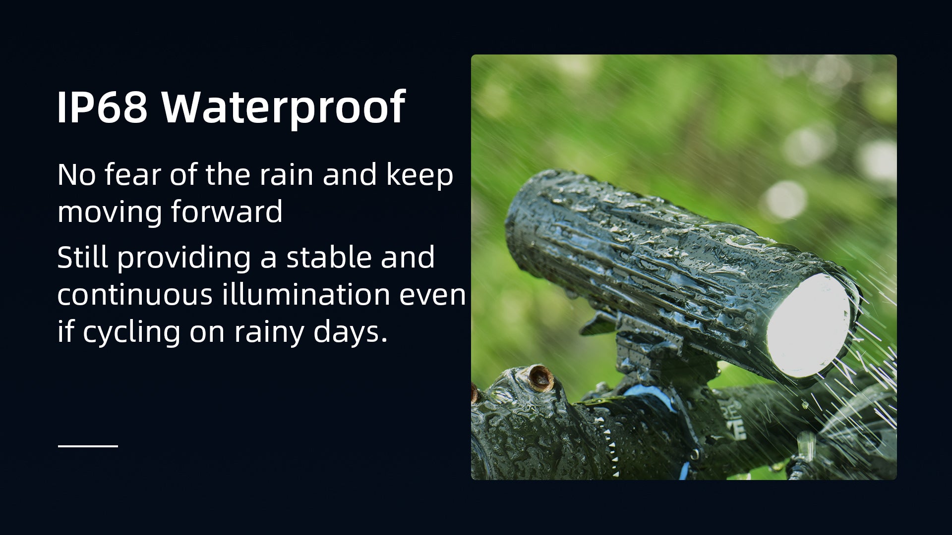 WUBEN B2 USB Rechargeable Bike Light 1300 Lumens