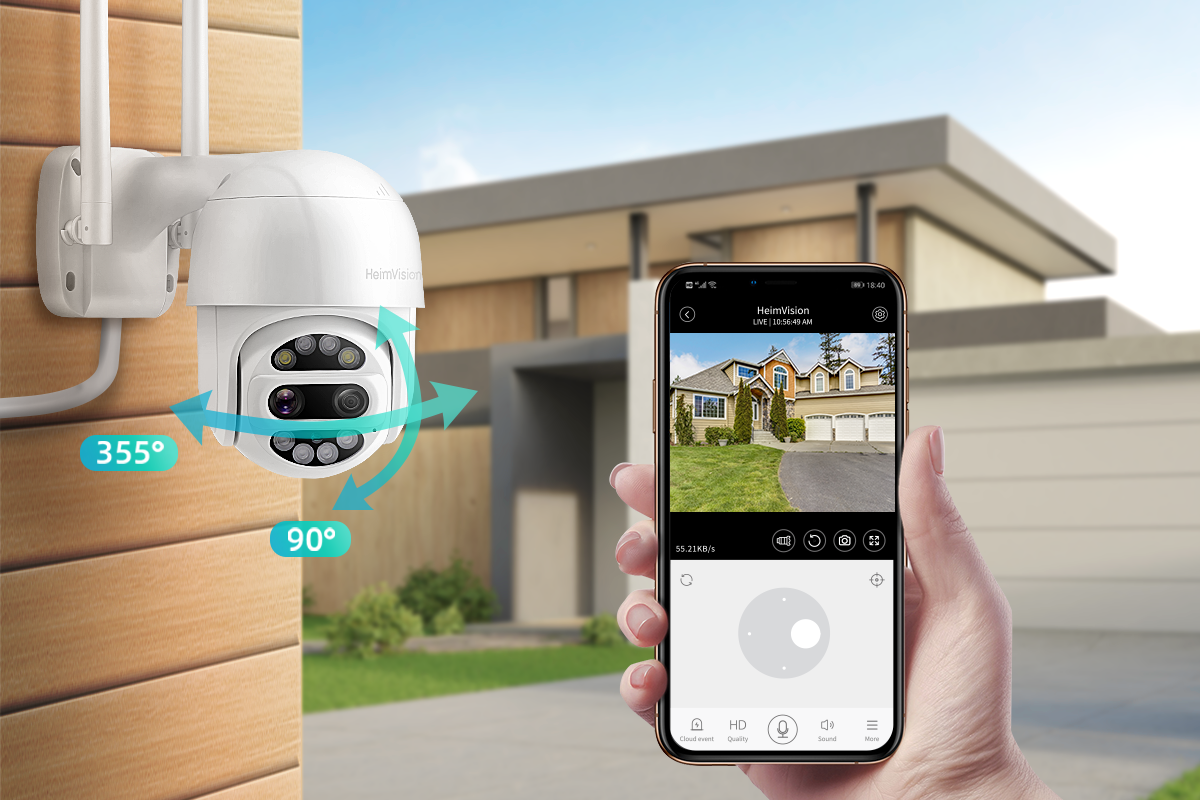 HeimVision Protect D1 PTZ Outdoor Security Camera