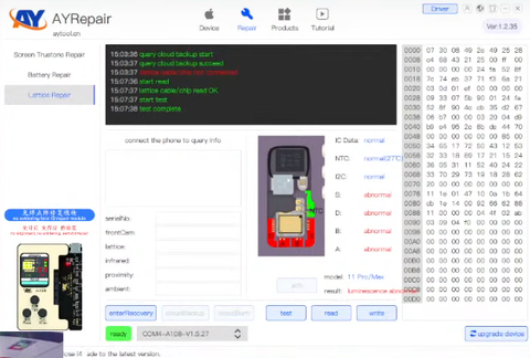 How to Download and Use A108 Box Software for Face ID Repair | CHINA ...