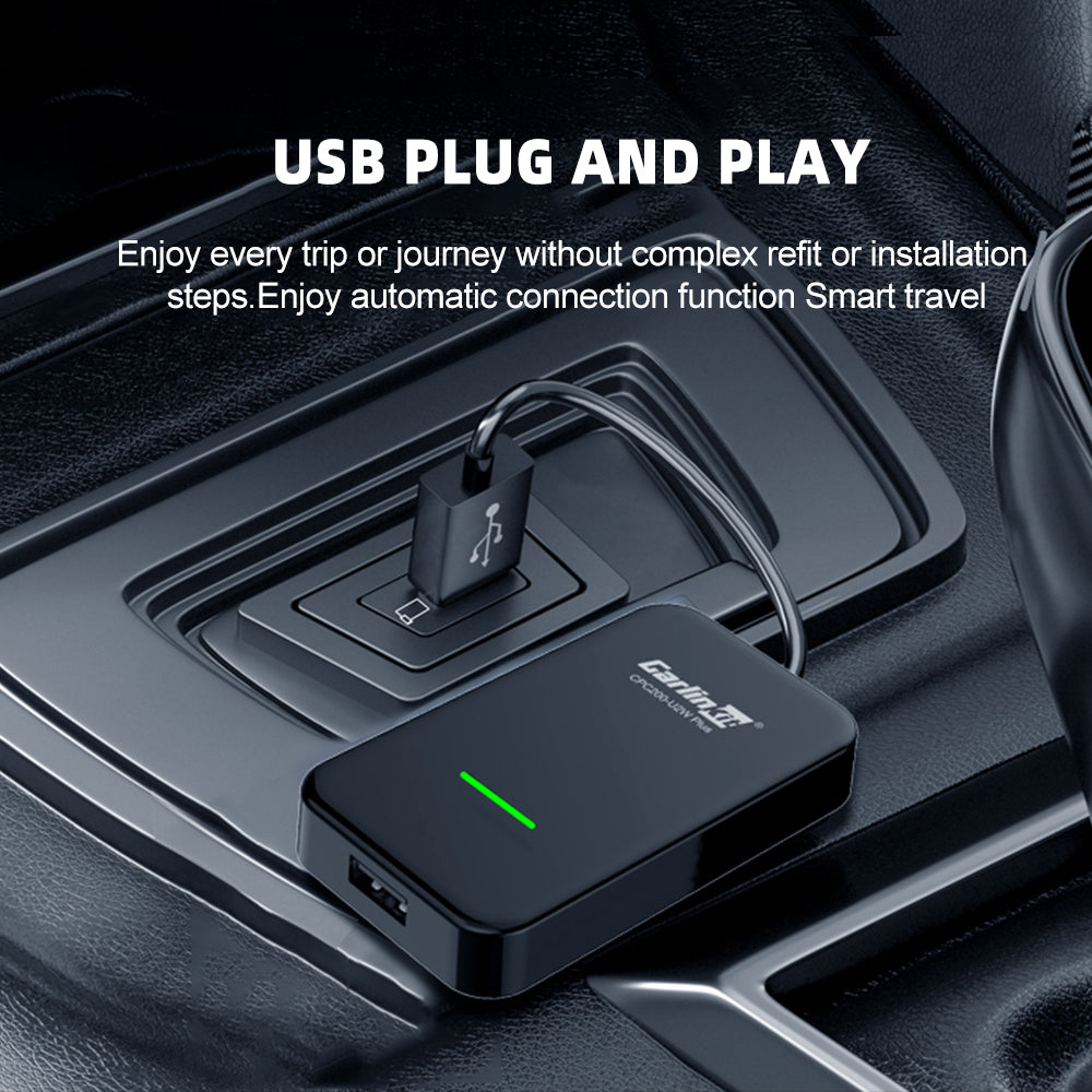 Car Play Wireless Adapter OTTOCAST U2 Air Pro Plug N Play Fast Boot Car-Play Wireless Adapter ...