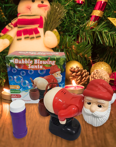 Funny Santa Bubble Blowing Machine – luverys