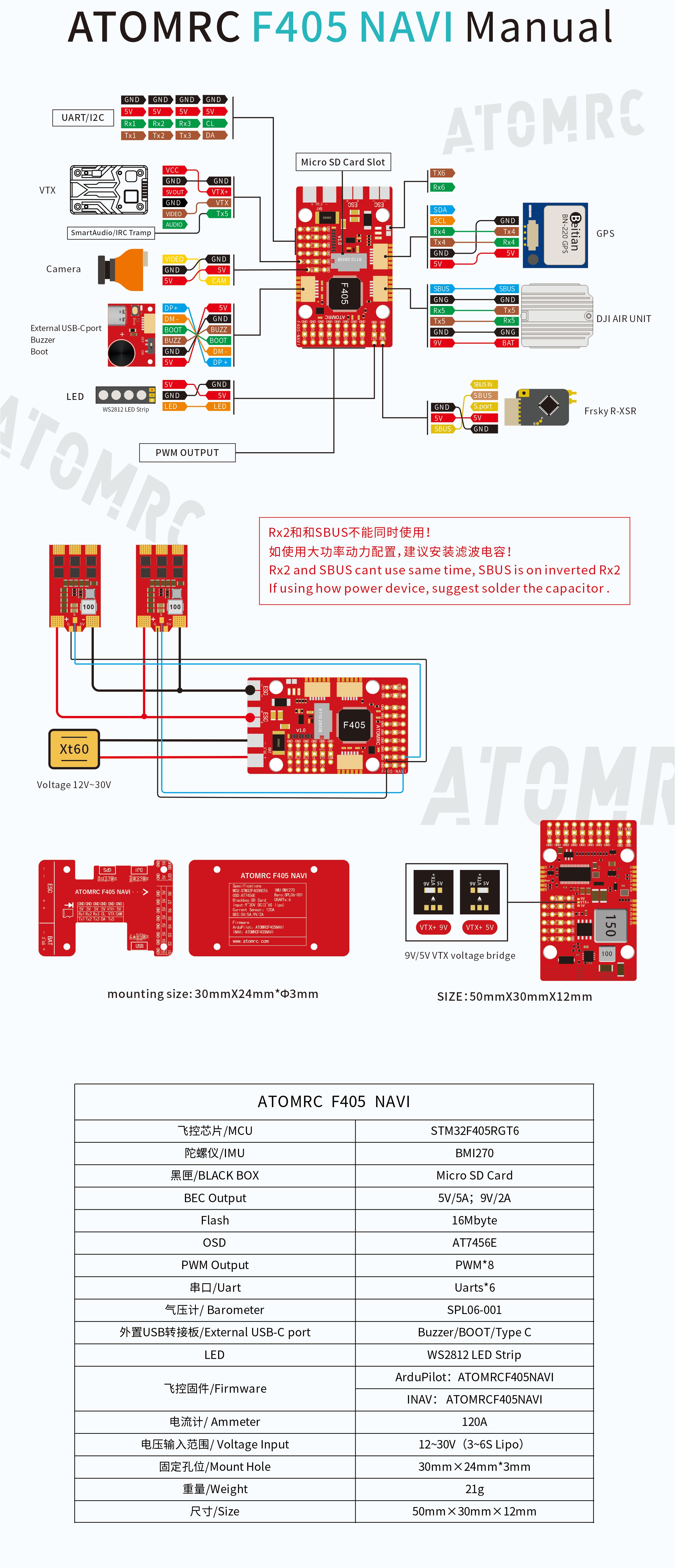 F405 NAVI Manual – ATOMRC