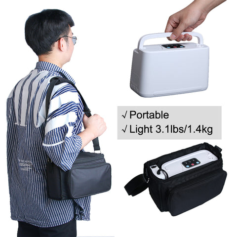 Cheap Portable Oxygen Concentrator manufacturer supply 6L high flow oxygen machine 24hours ...