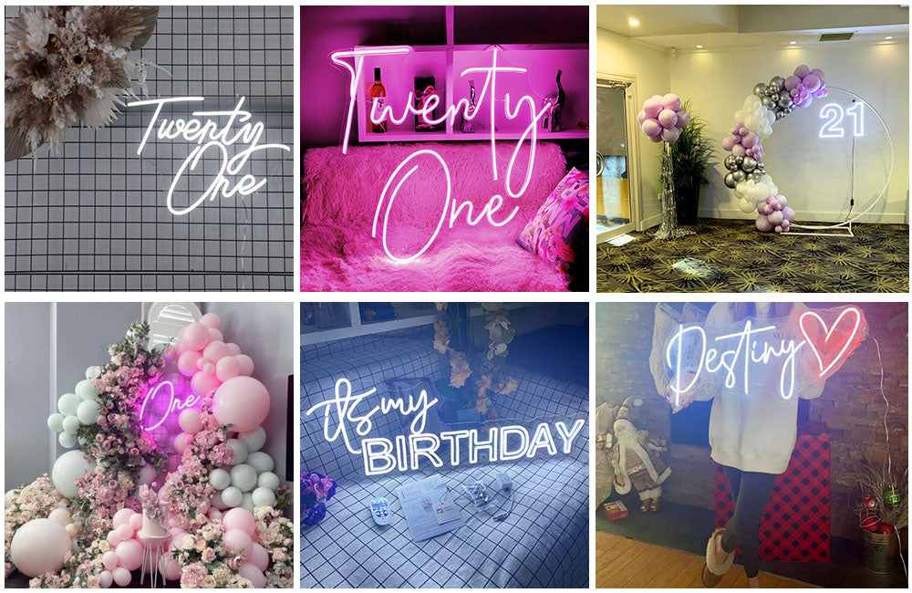 Party Neon Signs | Neon Party | Custom LED Neon Signs