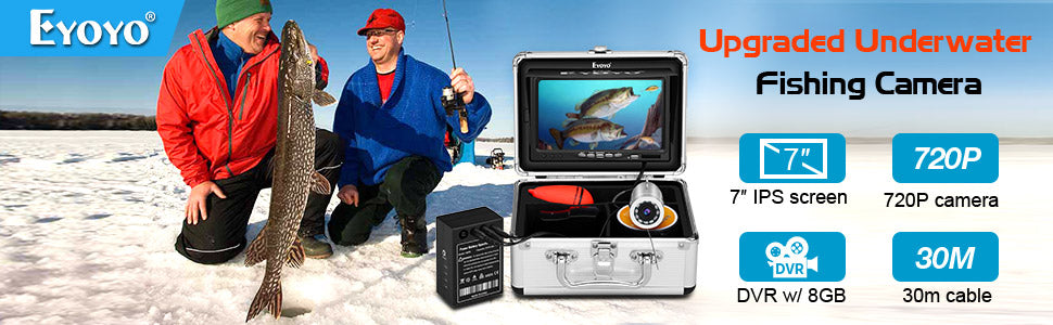 Eyoyo Underwater Fishing Camera Infared lights 720P