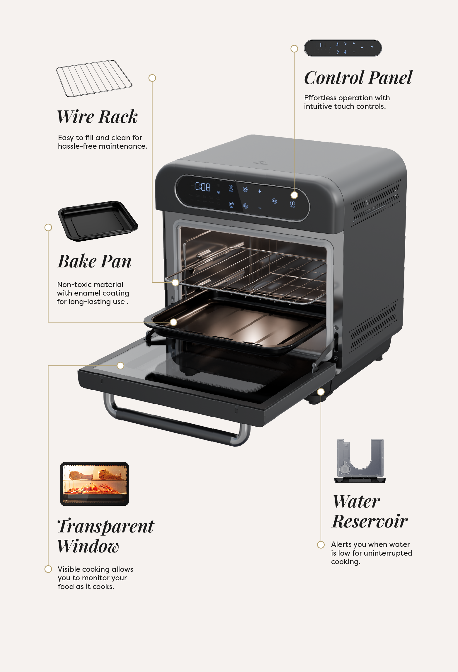 Ciarra Nosh Oven – Top Kitchen Appliance & Accessories Brand – CIARRA