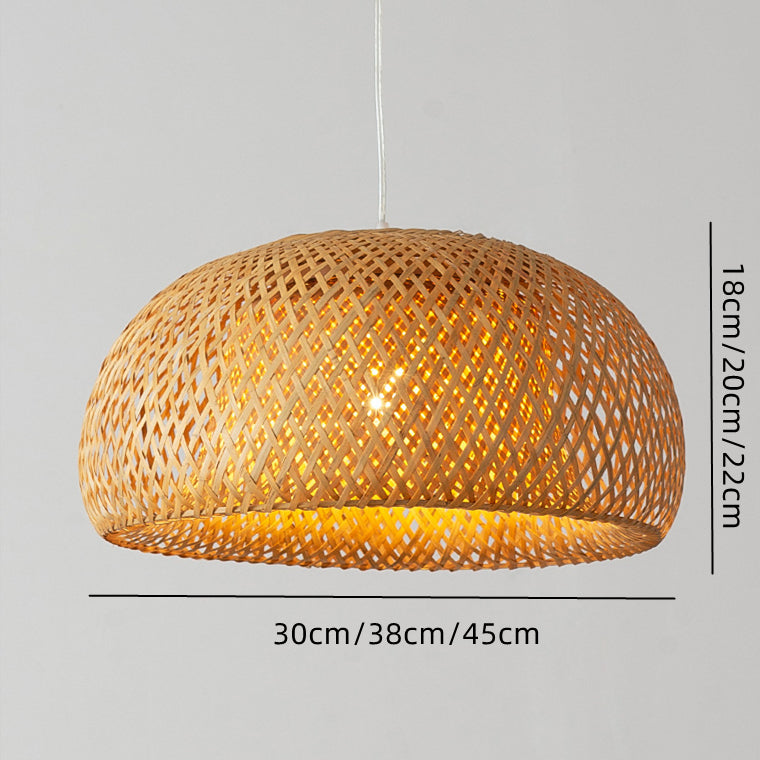 Homdiy Pendant Light Hand-woven Bamboo Art Drop Light – Homdiyhardware