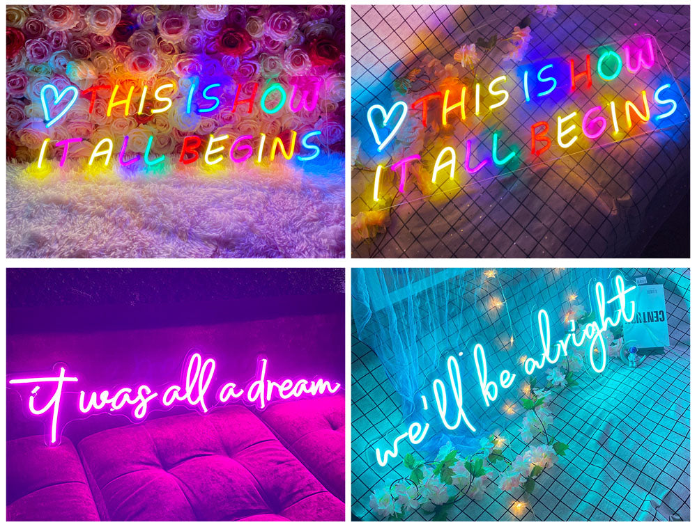 Custom LED Neon Signs UK | Neon wall Lights | Neon Partys