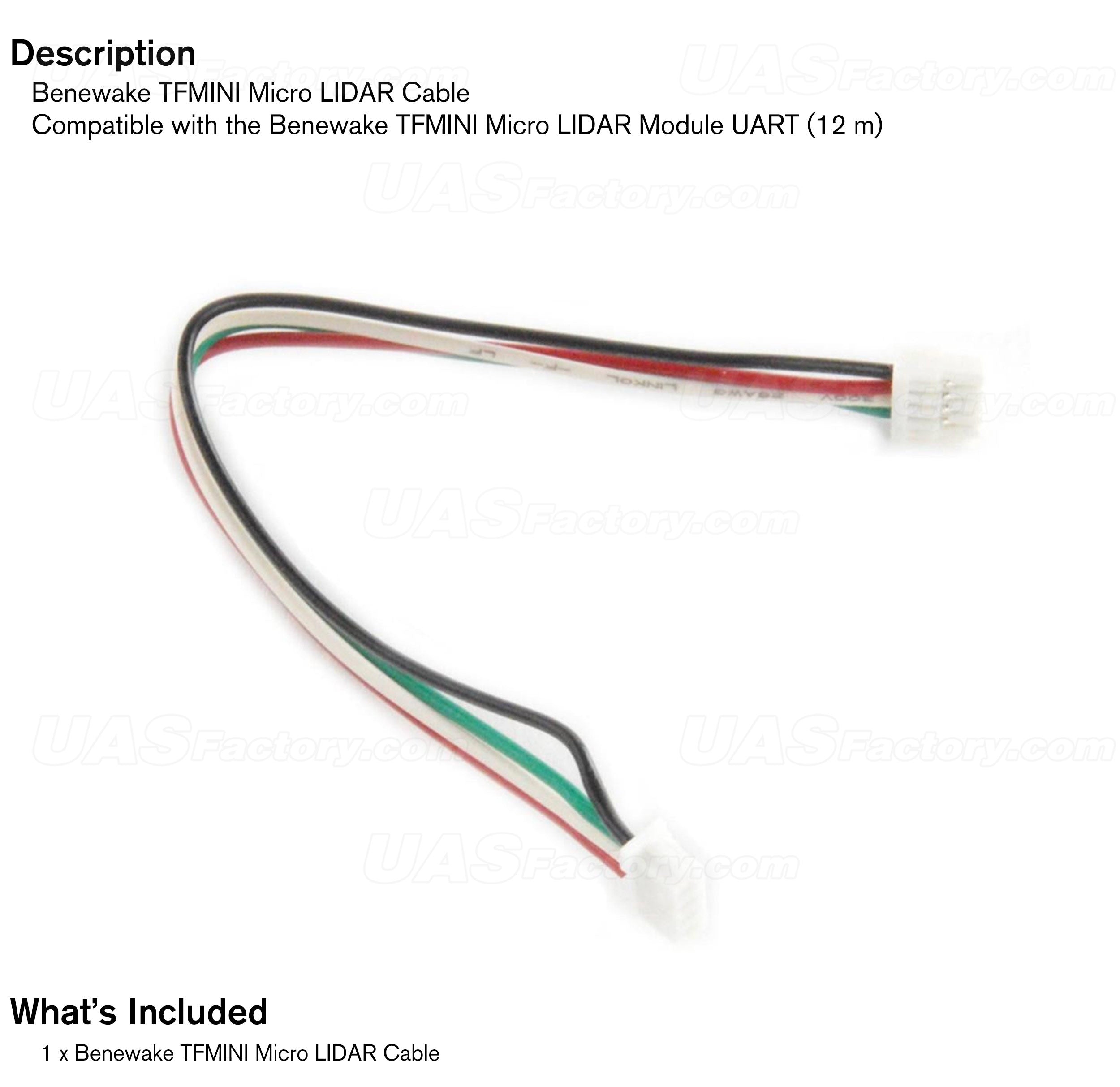 Benewake TFMINI Micro LIDAR Cable – iNsightFPV