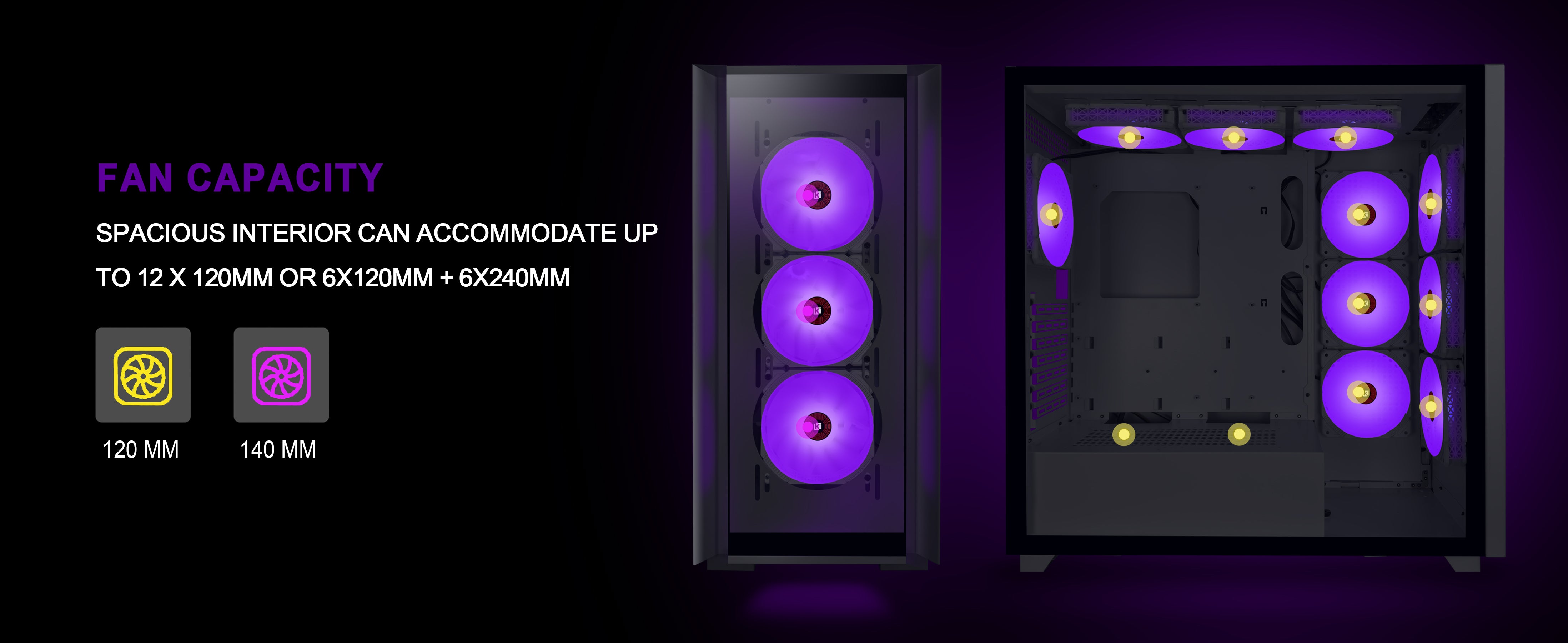 KEDIERS PC Case - C700 E-ATX Tower 3*Tempered Glass Gaming Computer Ca KEDIERS PC Case - C700 E-ATX Tower 3*Tempered Glass Gaming Computer Ca