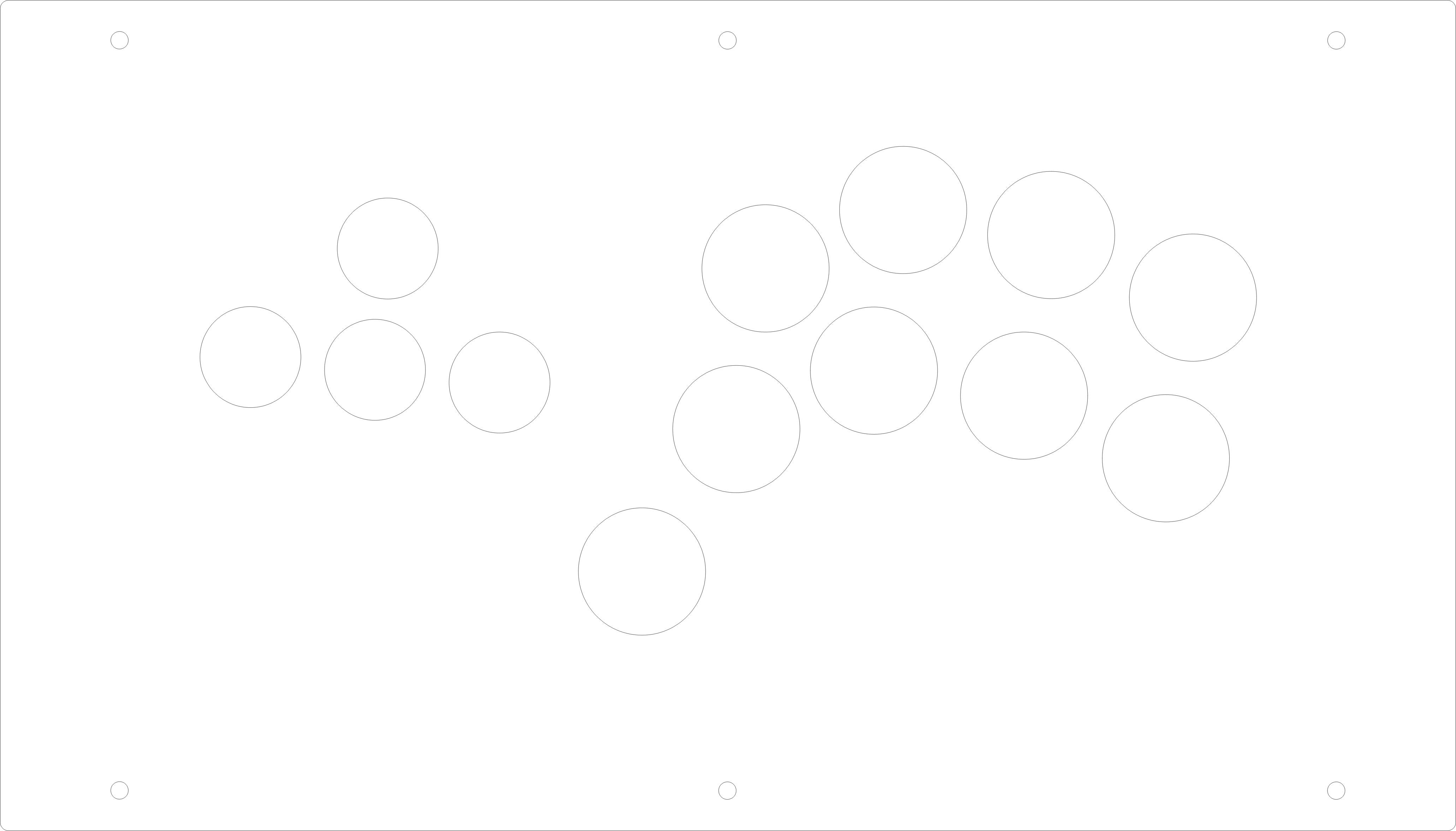 FightBox F3 All Button Leverless Arcade Game Controller Panel Template ...