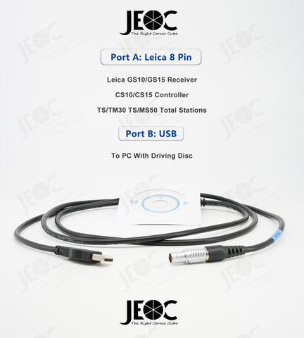GEV218, Leica Data Cable from GS10/GS15, CS10/CS15,TS/TM30 TS/MS50 to ...