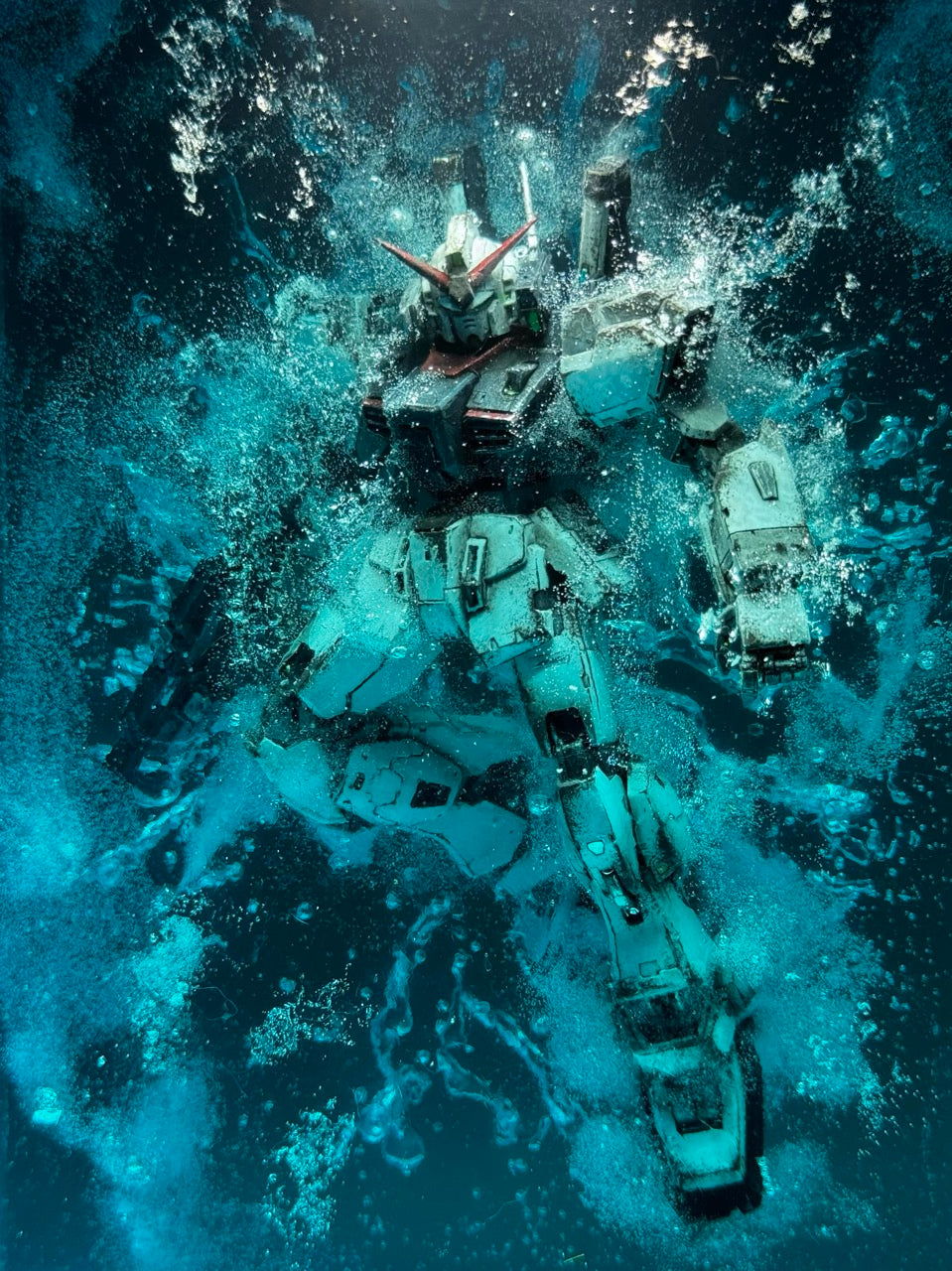 Custom Underwater Gundam Scene Decorations - Takara Model Studio