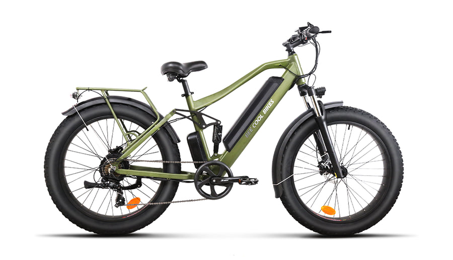 Full Suspension Electric Bike | Fat Tire Ebike | BeeCool Bikes