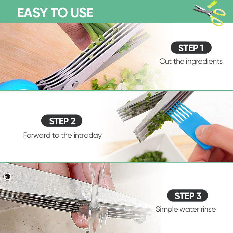 Multilayer Spring Onion Scissors – Peachloft