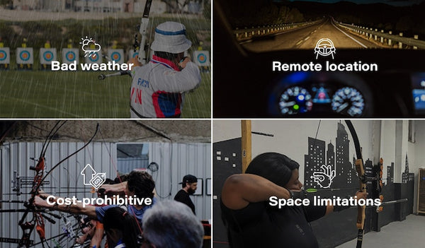 Smart Virtual Archery with Bluetooth for Home, Support Android / iOS