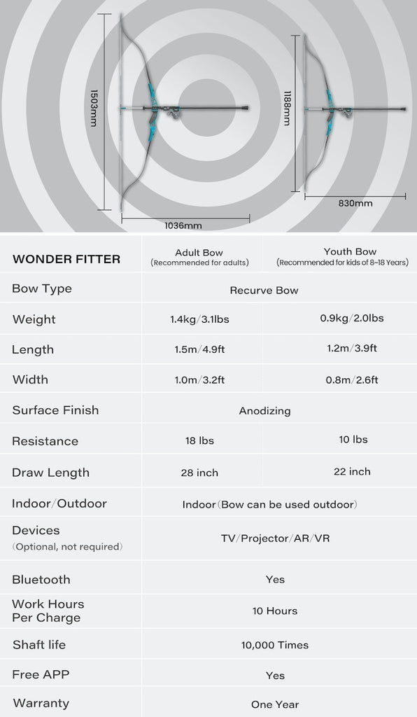 Smart Virtual Archery with Bluetooth for Home, Support Android / iOS