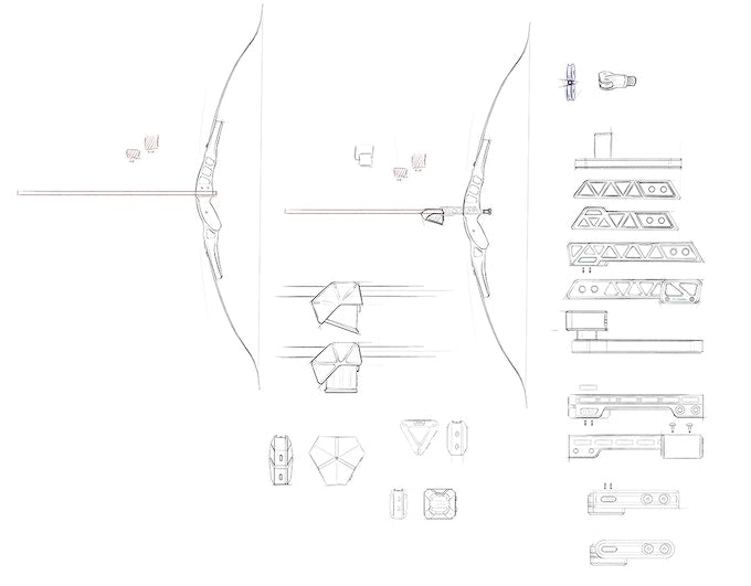 Smart Virtual Archery with Bluetooth for Home, Support Android / iOS