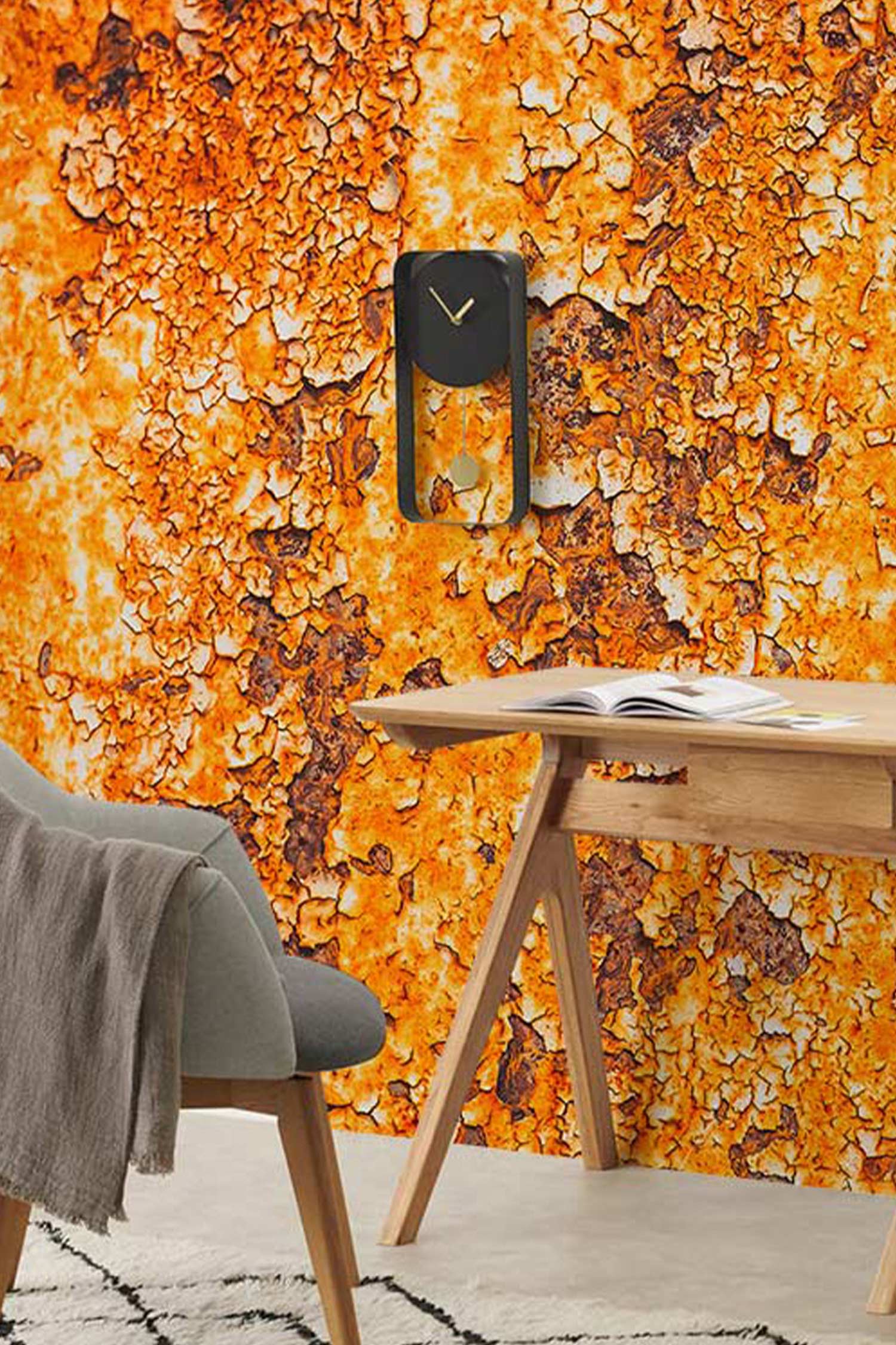 Bright and Cheerful Orange Wallpapers to Liven Up Your Interior