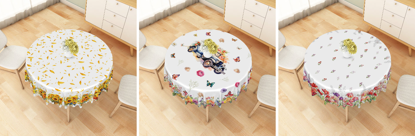 3 Round Tablecloth Ideas to Elevate Your Reception - Lofaris