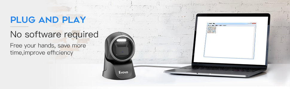 Eyoyo Desktop 1D/2D Barcode Scanner – Eyoyo scan
