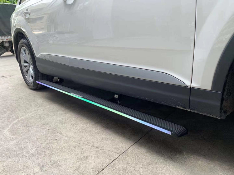 Weijia LED Electric Running Board Automatic Side Steps Retractable