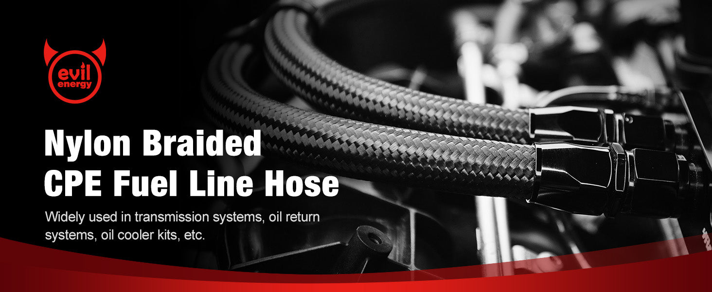 EVIL ENERGY AN Fuel Lines Nylon Braided CPE Fuel Hose & Kits – EVILENERGY