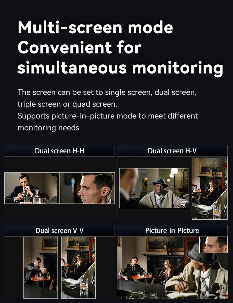 Desview D21-HB broadcast monitor multi view function triple vertical d